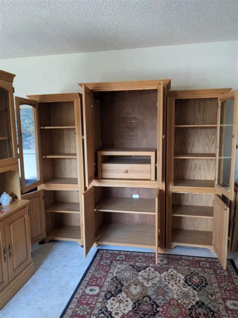 Entertainment Center With Attachable Curio Storage Entertainment Units And Tv Stands Vero