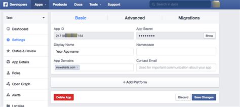 How To Get A Facebook App Id For Your Website Joobi