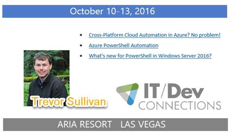 it dev connections 2016 speaker highlight trevor sullivan