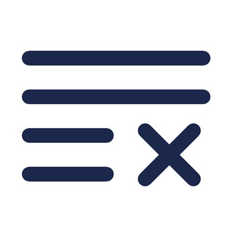 List Cross Vector Svg Icon Svg Repo