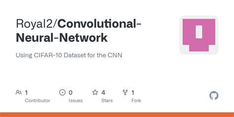 GitHub Royal Convolutional Neural Network Using CIFAR Dataset For The CNN