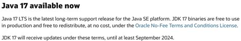 重磅！jdk 17 发布，oracle 宣布 Jdk 17 可以免费商用了。。 腾讯云开发者社区 腾讯云