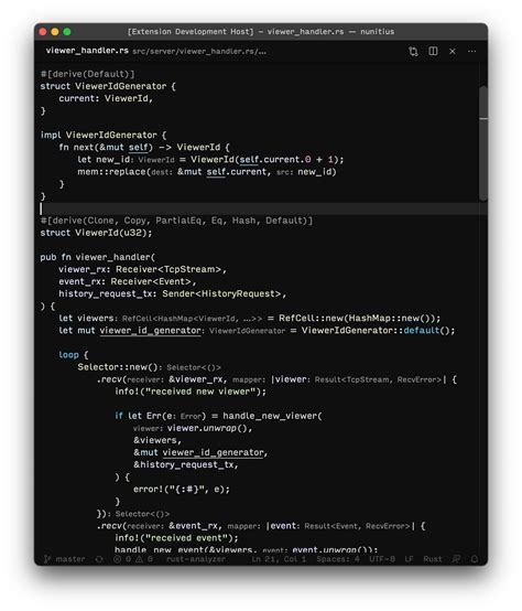 I Made A Vs Code Theme Optimised For Rust Analyzer Based On A