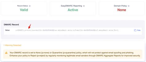 dmarc quarantine reject policy not enabled how to fix it easydmarc
