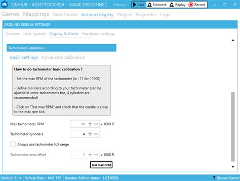 Arduino After Market Tach Support · Shwotever Simhub Wiki · Github