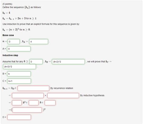 Solved (5 points) Define the sequence {bn} as follows: bo = | Chegg.com