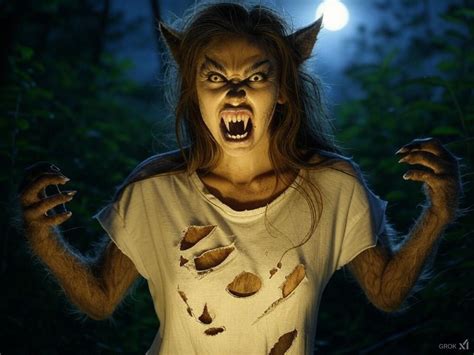 Werewolf Girl In The Forest 8 By Blouder12 On Deviantart