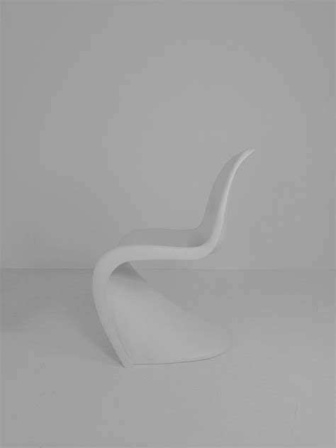 Vintage Chairs In White By Verner Panton For Vitra Set Of 4 For Sale At Pamono