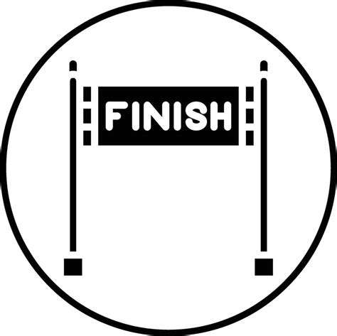 Finish Vector Icon 38126347 Vector Art At Vecteezy