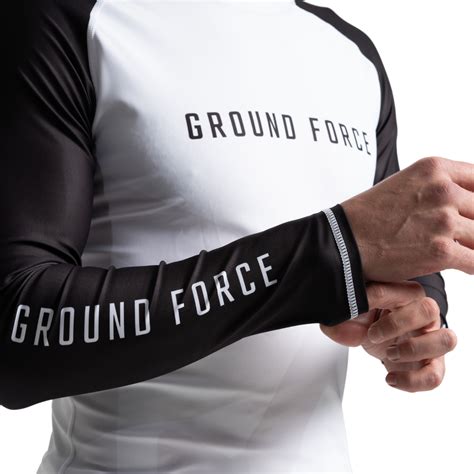 Ground Force Rank Rashguard V2 Long Sleeve — Bjj Fightgear
