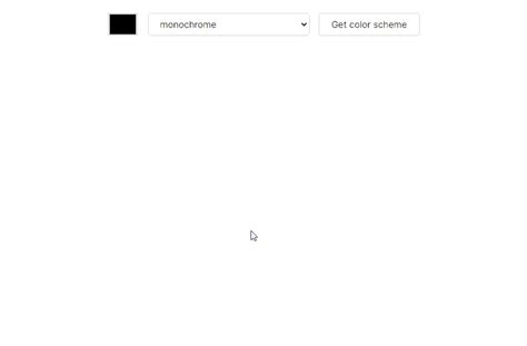 Github Pedromorelli96color Scheme Generator Basic Static Website Built With Html Css And