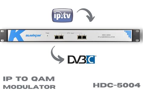 IP To QAM DVB C Modulator BLANKOM HDC 5004