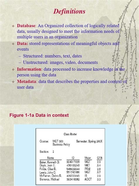 intro to database pdf data computing