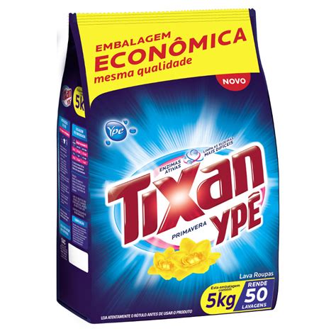 Sabão Em Pó Tixan Ypê Primavera 4kg Rende 5kg Shopee Brasil