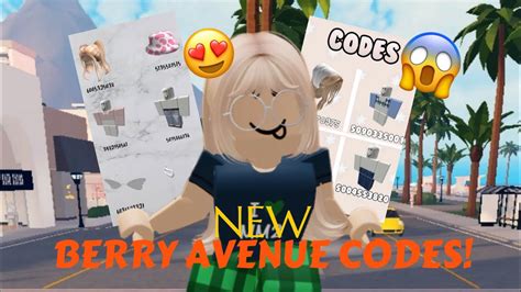New Berry Avenue Codes😱😍 ️ Youtube