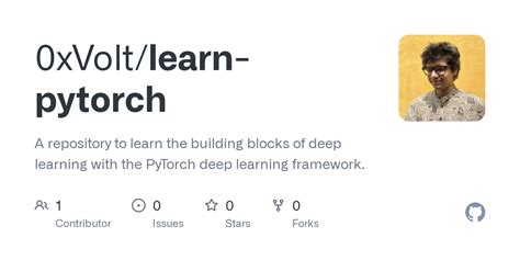 GitHub XVolt Learn Pytorch A Repository To Learn The Building Blocks Of Deep Learning With