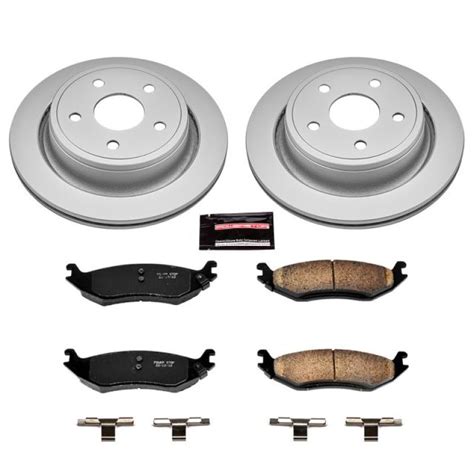 Chrysler Aspen Brake Kit Rear Powerstop Z17 Evolution Geomet