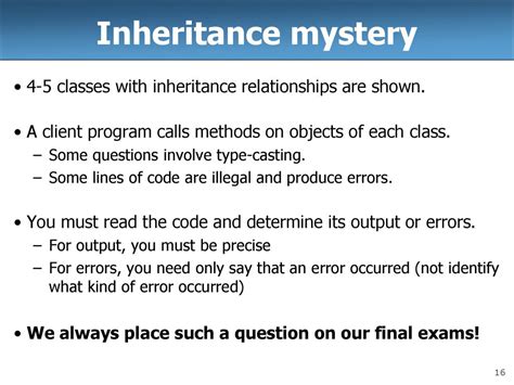 Cse 143 Lecture 22 The Object Class Polymorphism Read Ppt Download