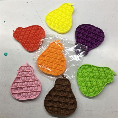 Fruit Silicone Bubbles Sensory Soft Autism Anti St Vicedeal