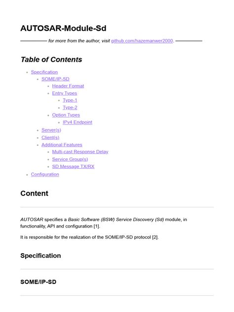 Autosar Service Discovery 1723457052 Pdf