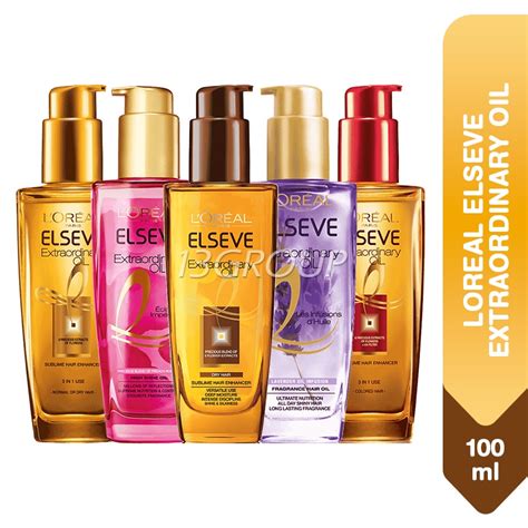Loreal Paris Elseve Extraordinary Hair Oil Hair Treatment 100ml Shopee Singapore