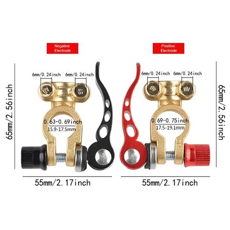 Automotive Battery Terminal Cut Off Connector Automotive Zinc Alloy 2 Way Battery Terminal