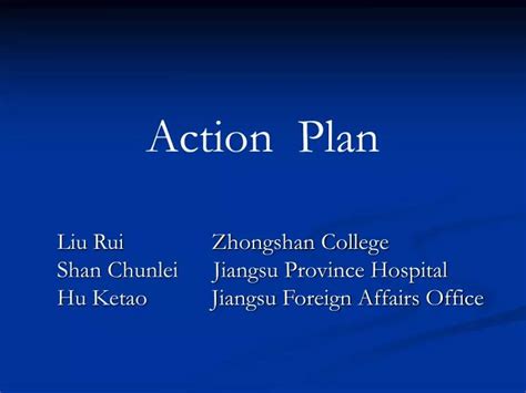 PPT Action Plan PowerPoint Presentation Free Download ID