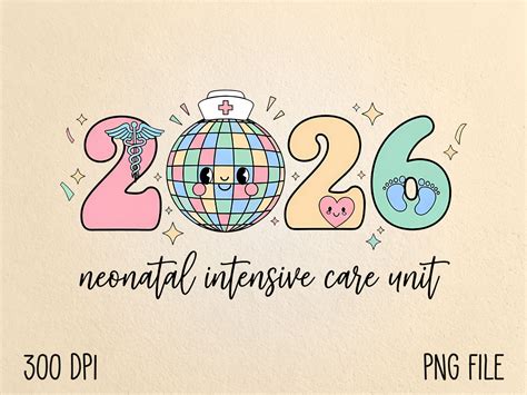 Nicu Nurse 2026 New Year Sublimation Png Graphic By Creative Community