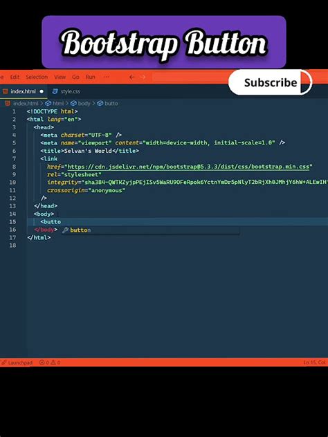 How To Create Bootstrap Button In Html And Csshow To Create Primary Button In Bootstrapbootstrap