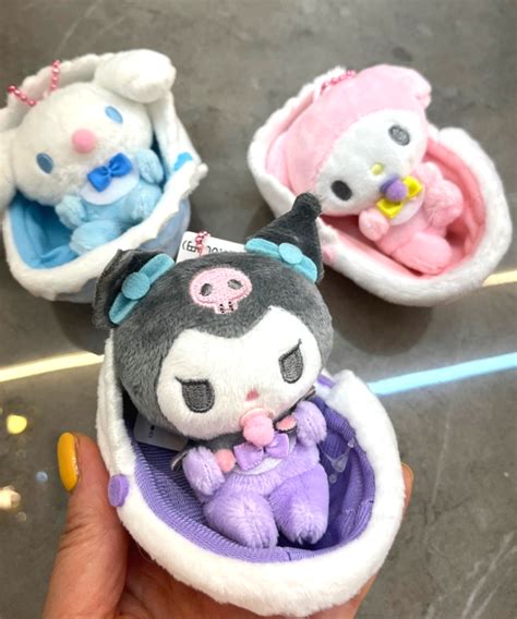 귀요미 베이비 아기 요람 인형 쿠로미 마이멜로디 시나모롤 에이블리