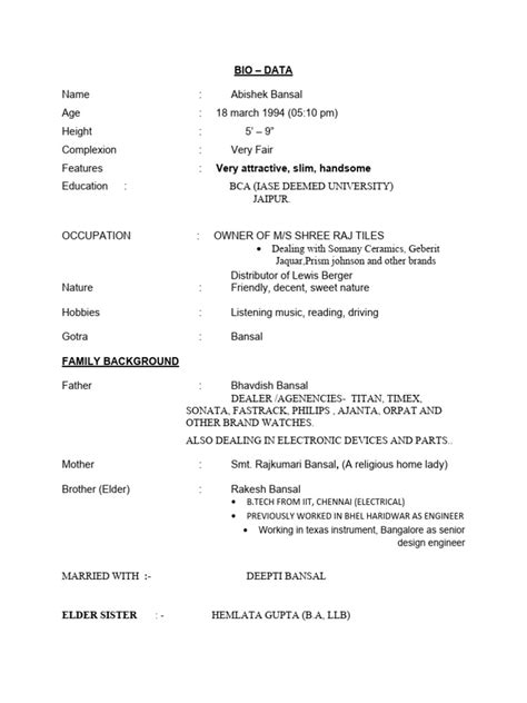 0 abhishek biodata pdf