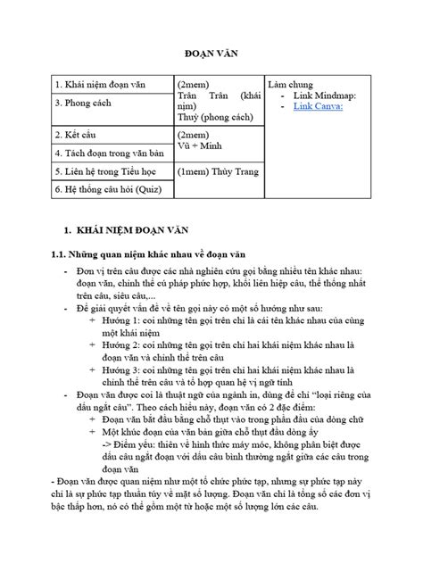 Csvn Đoạn Văn Pdf