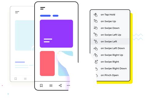 use gestures and transitions in your app interaction design