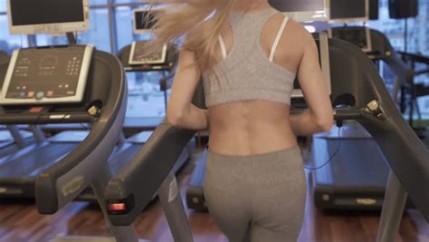 Sexy Fit Women Running On Stock Footage Video Royalty Free Shutterstock