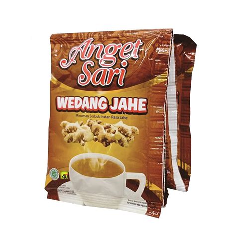 Anget Sari Wedang Jahe 1 Renceng Isi 10 Pcs Lazada Indonesia