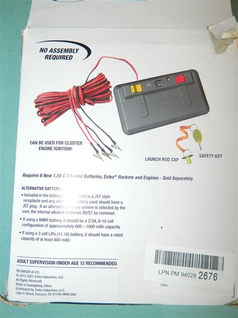 Mavin Estes Flying Model Rocket Accessory Launch Controller Pro Series Ii