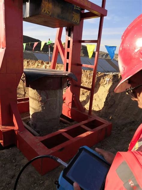 8g dynamic pile testing equipment 12khz high strain dynamic pile load