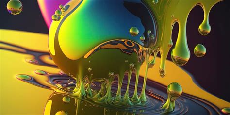 Premium Photo Abstract Liquid Vibrant Colours Very Colourful Ray