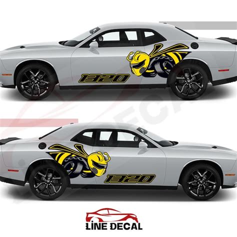 Dodge Challenger 1320 Decals Etsy