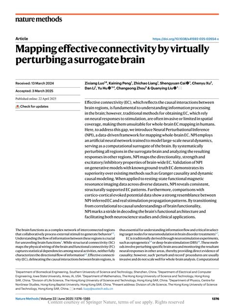 Mapping Effective Connectivity By Virtually Perturbing A Surrogate Brain Request Pdf