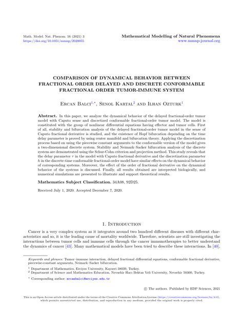 Pdf Comparison Of Dynamical Behavior Between Fractional Order Delayed