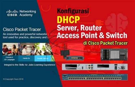 Cara Konfigurasi DHCP Pada Server Router Access Point Dan Switch Di Packet Tracer
