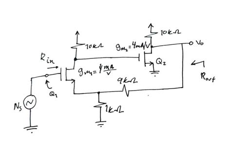 Solved Calculate The Current And Voltage Gain Also The Chegg Com