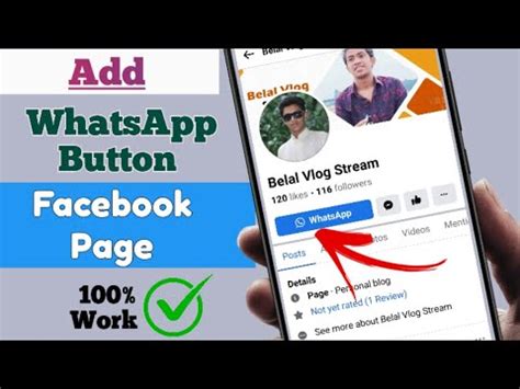 How to Add WhatsApp Button on Facebook Page 2025 || How to Link WhatsApp button on Facebook Page ...