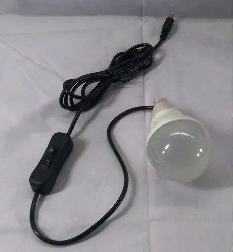 Ceramic W DC LED Bulb With Wire And Switch Cool Daylight At Rs Piece In New Delhi