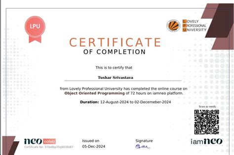 🚀 Just Wrapped Up My Object Oriented Programming In C Certification