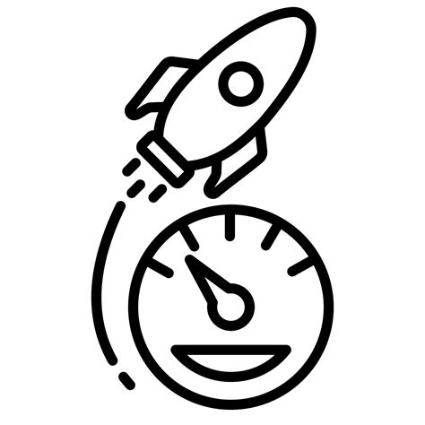 Startup Accelerator Icon Line Vector Illustration 35946891 Vector Art At Vecteezy