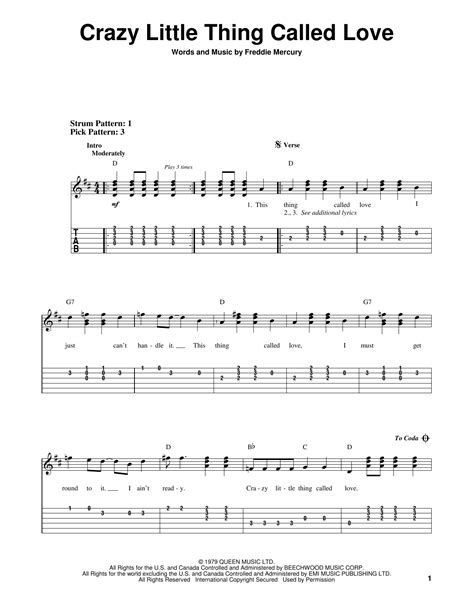 Crazy Thing Called Love Chords