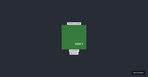 Create Nft Codesandbox