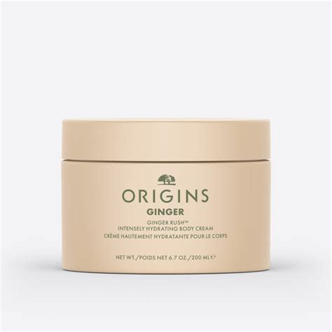 Ginger Rush™ Intensely Hydrating Body Cream Origins